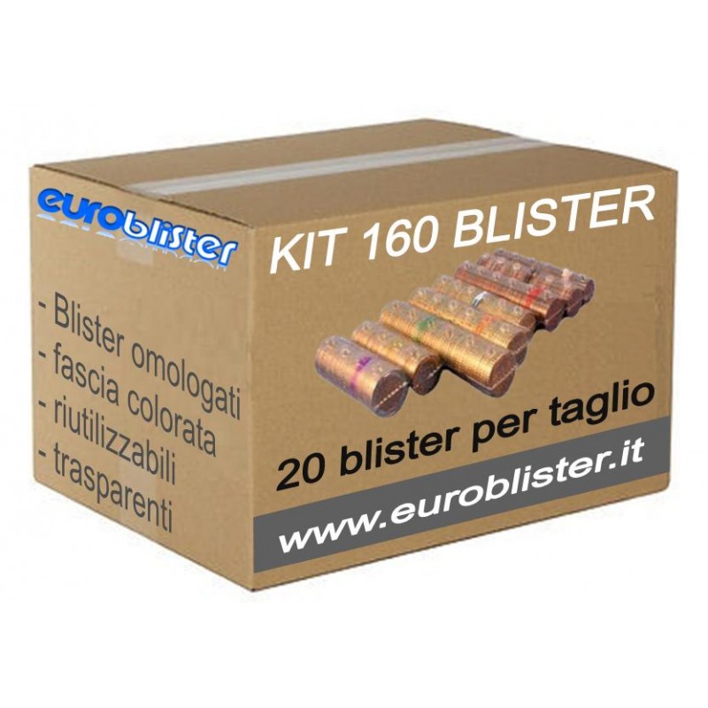 kit blister euro contenitore in plastica